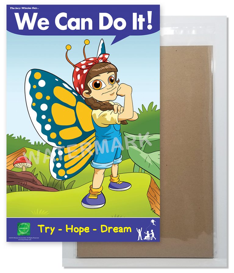 Kids Encouragement Poster We Can Do It | Supportive | Motivational